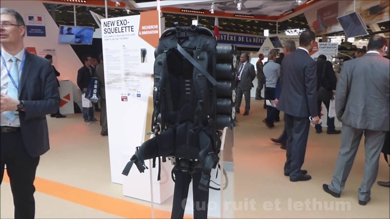 French Army exoskeleton Hercule - YouTube