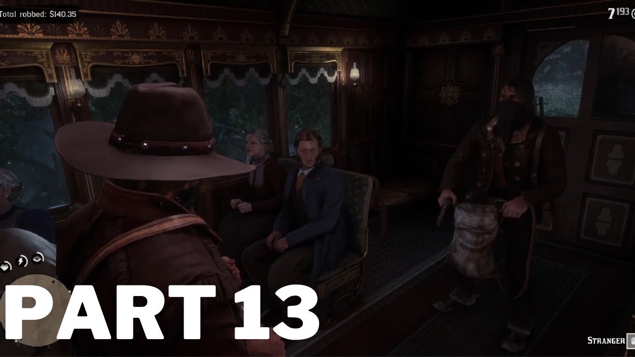RED DEAD REDEMPTION 2 Walkthrough Gameplay. | ROBBING TRAIN | PART 13 ...