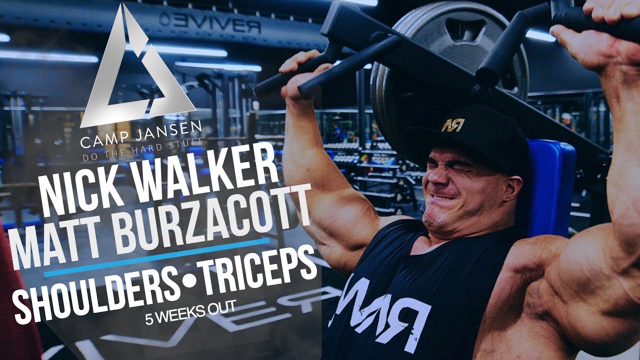 Camp Jansen Presents Matt Burzacott & Nick Walker, IFBB PRO Shoulders ...
