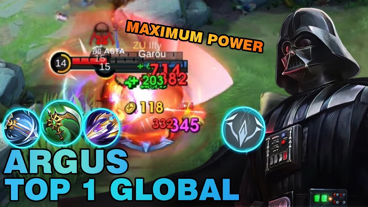 MAXIMUM POWER! TOP 1 GLOBAL ARGUS GAMEPLAY - YouTube