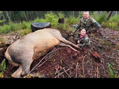 Antlerless Elk Hunt | Winter Conditions Western Oregon 2025 - YouTube