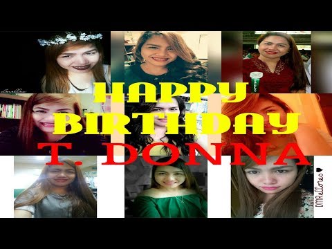 Happy Birthday Teacher Donna!
