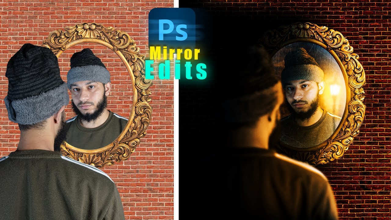A Realistic Fake Mirror that looks Real (Photoshop) - YouTube
