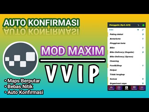 MOD MAXIM TAXSEE DRIVER VVIP MAPS BERPUTAR || AUTO KONFIRMASI LUAR ...