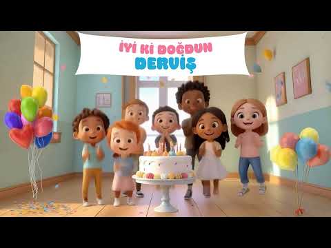 DERVİŞ - İyi Ki Doğdun, İyi Ki Varsın, Mutlu Yıllar DERVİŞ Doğum Günü Şarkısı