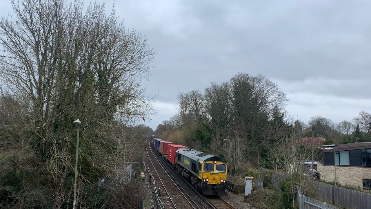 Class 66 | 66568 | Freightliner - YouTube