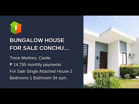 BUNGALOW HOUSE FOR SALE CONCHU TRECE CAVITE - YouTube