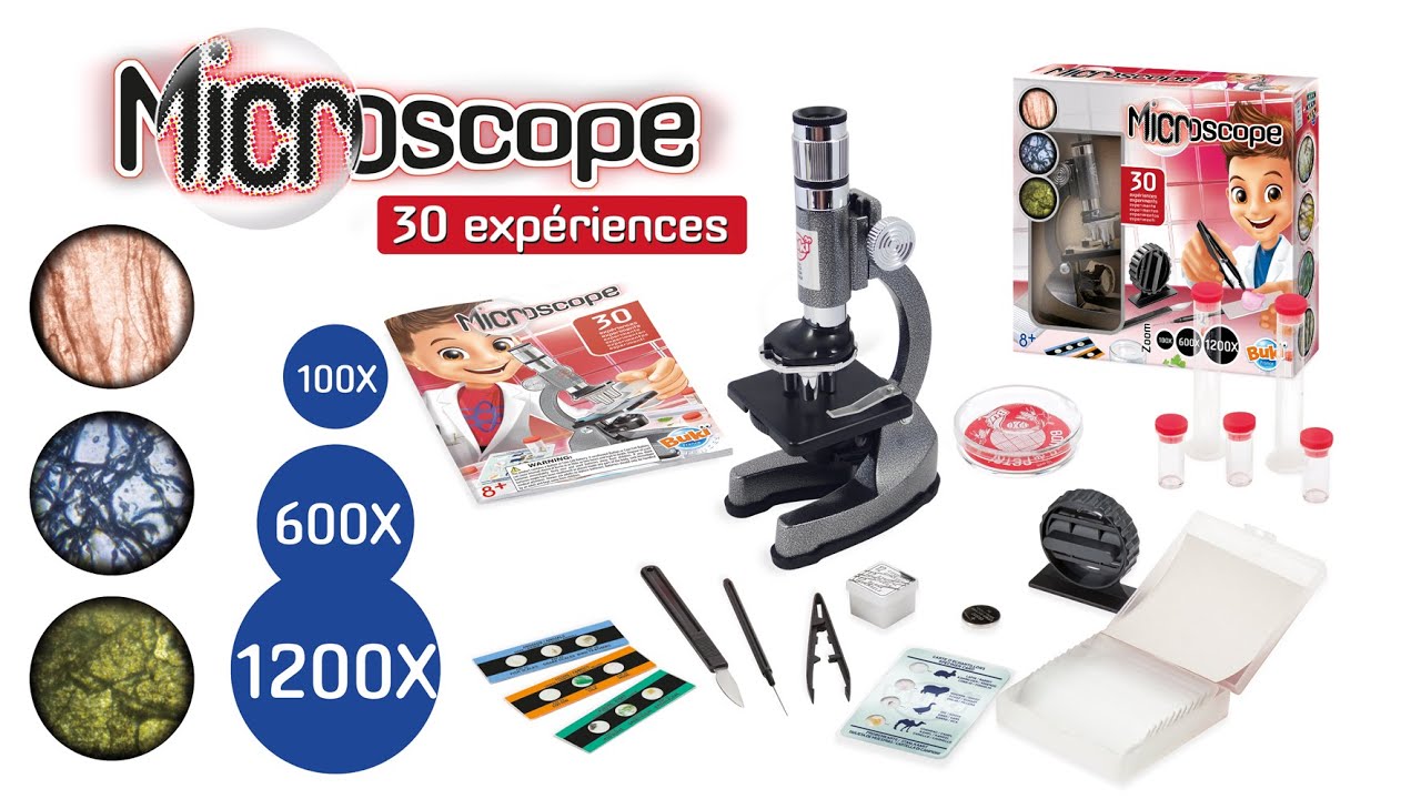 Microscope 30 Expériences - MS907B - BUKI France - YouTube