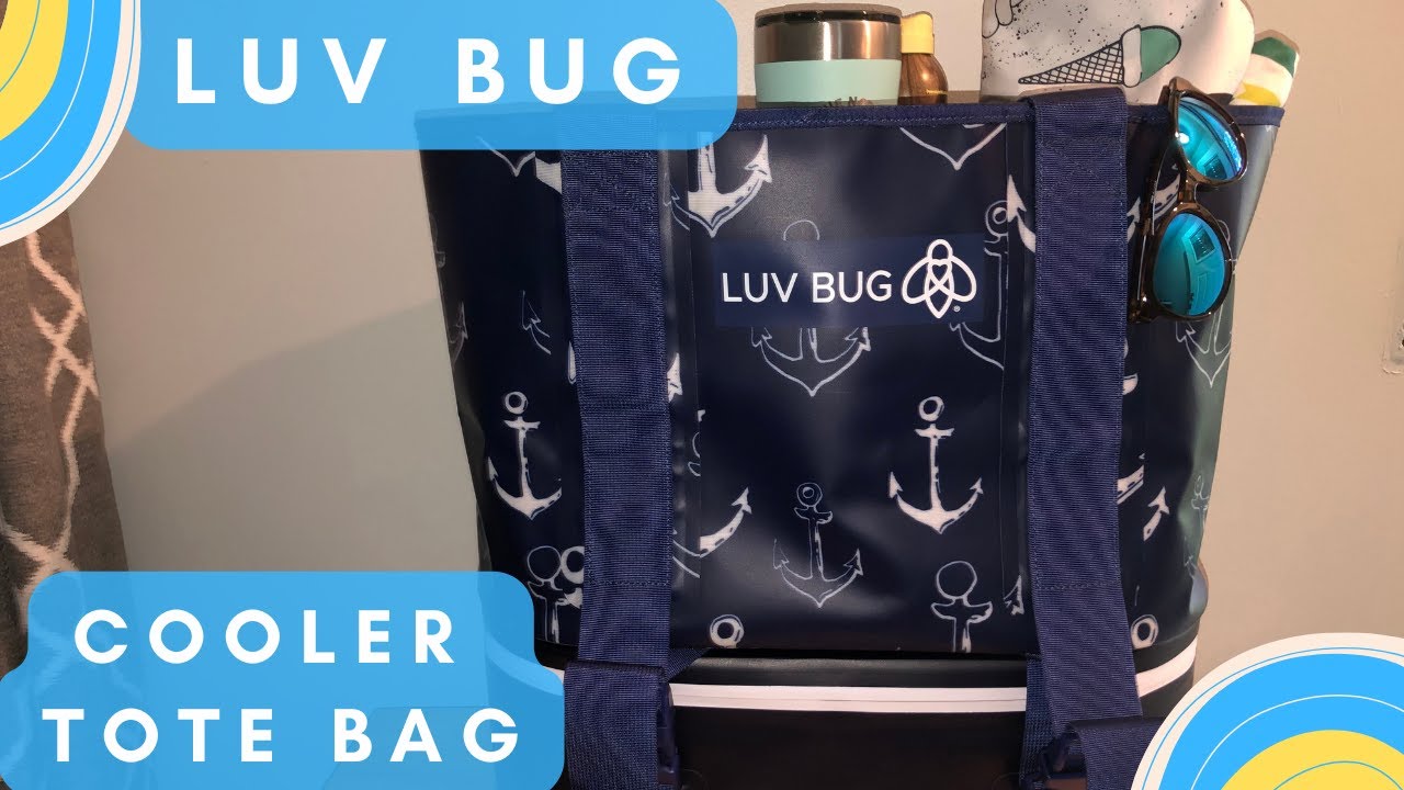 Luv Bug Cooler Tote | Best Beach Bag | Cruise Bag - YouTube