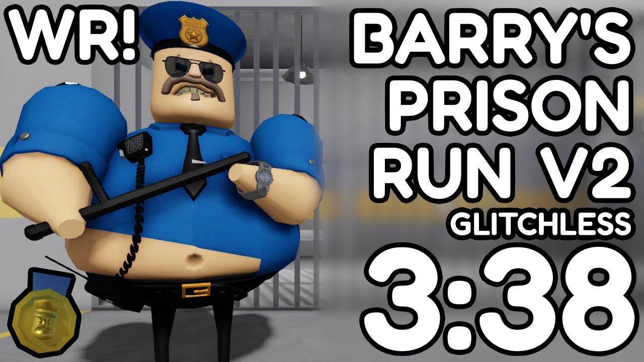 BARRY'S PRISON RUN V2 - Full Game (Easy Mode, Glitchless) 3:38 - YouTube