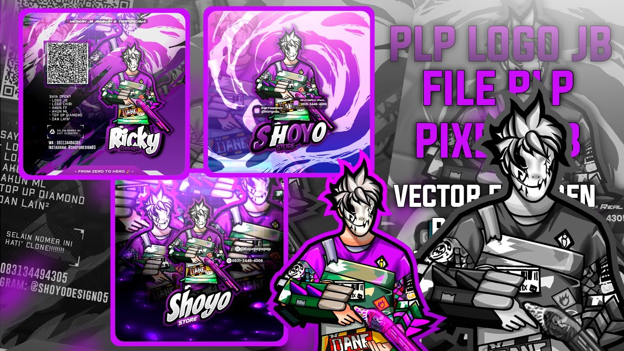 Plp Logo Vector FF Pose Pegang SG2 Reaper HD Terbaru - YouTube