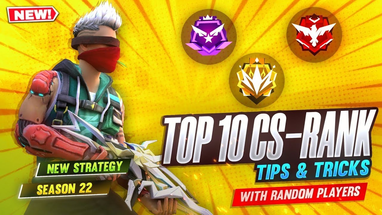 FREE FIRE CS Rank top 10 Grandmaster tips and tricks || Cs Rank Tips ...