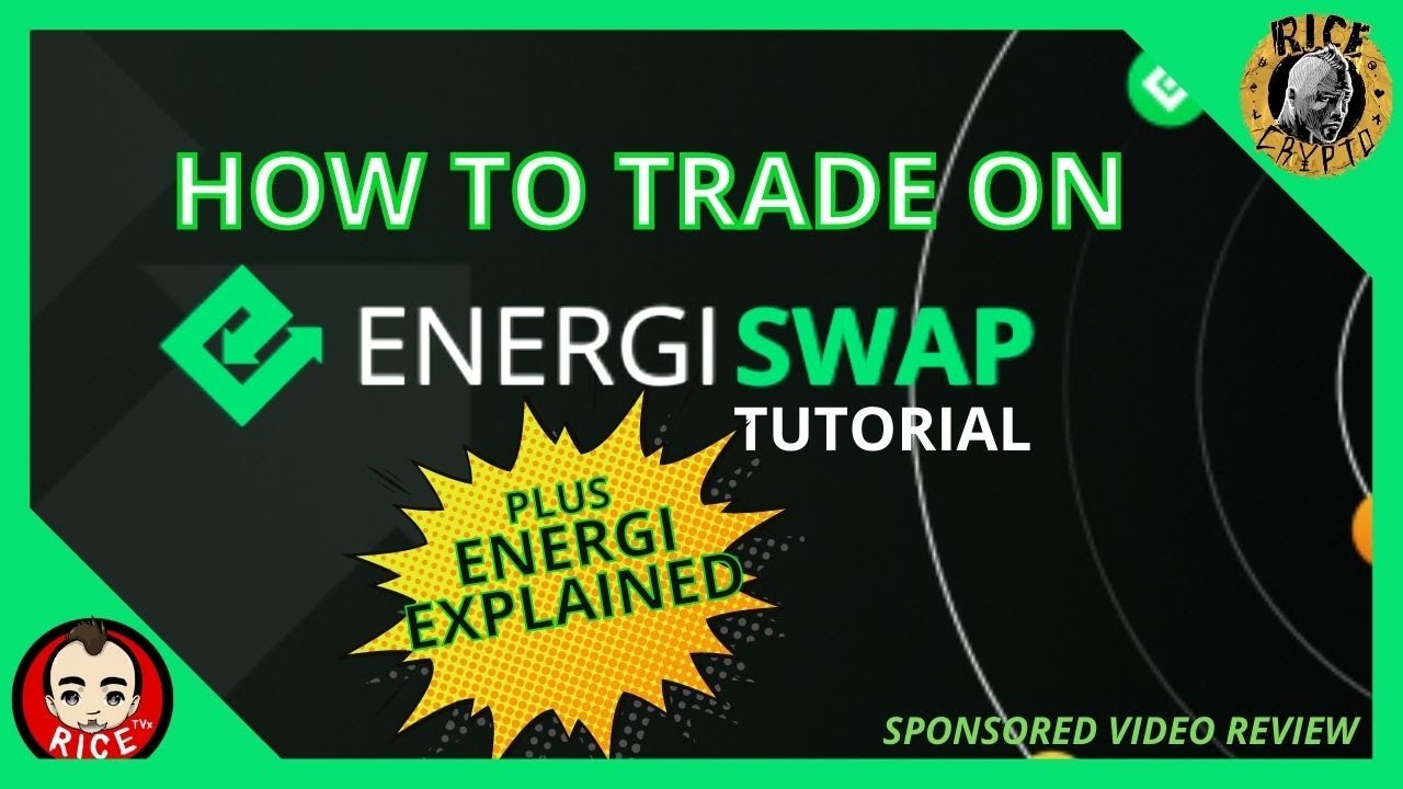 How To Trade #Crypto On EnergiSwap #DecentralizedExchange Tutorial ...