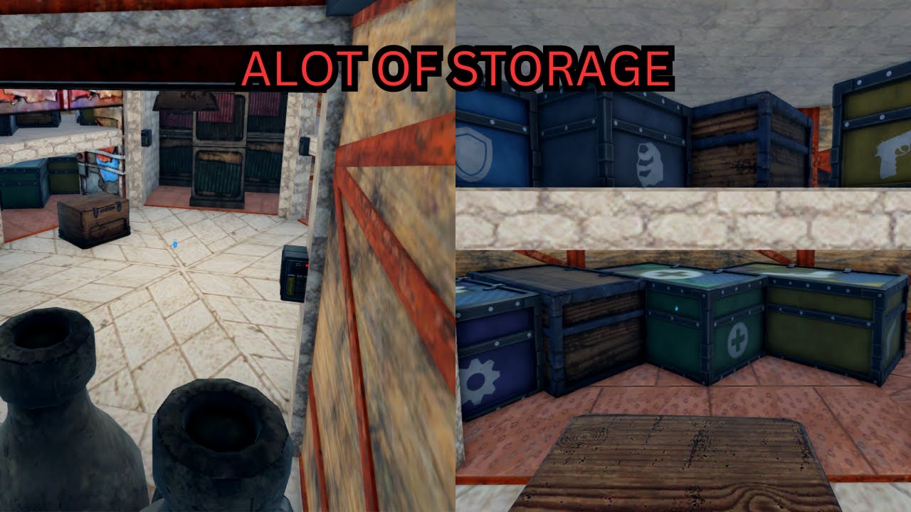 BEST BASE WITH ALOT OF STORAGE [FARMING] Fallen Survival🏹 - YouTube