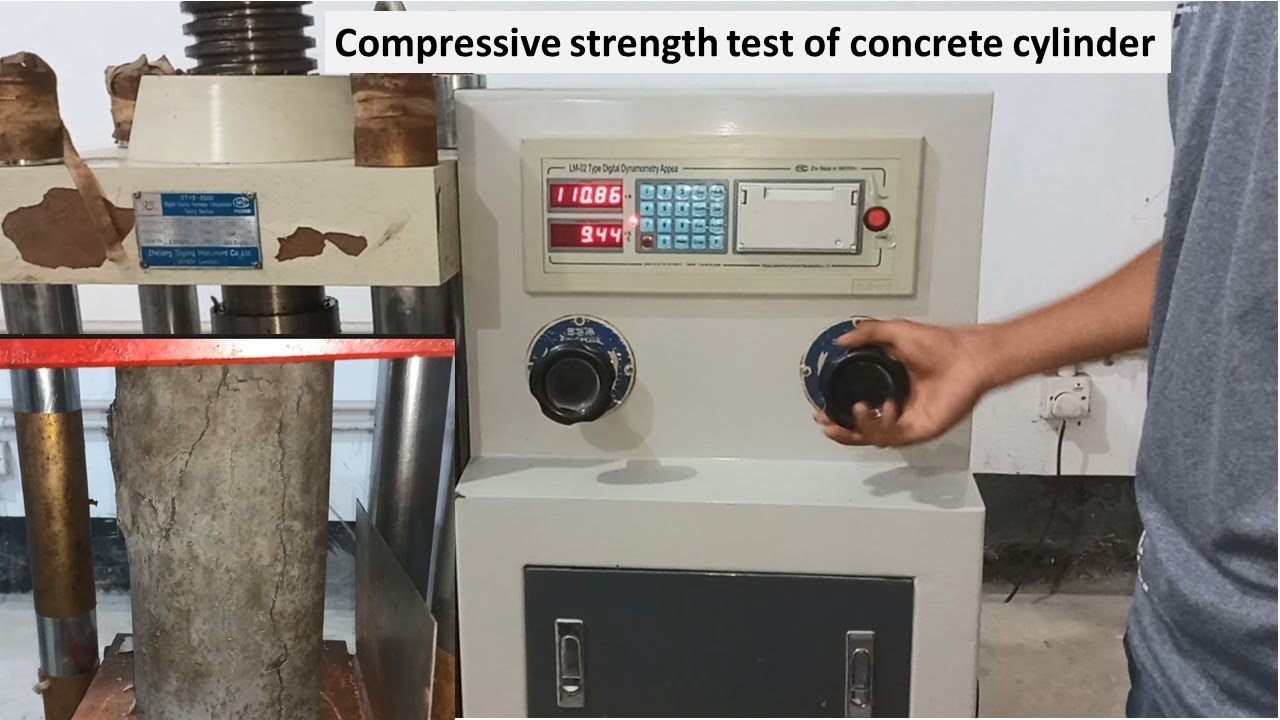 Learn Compressive strength test of concrete cylinder | কংক্রিটের ...