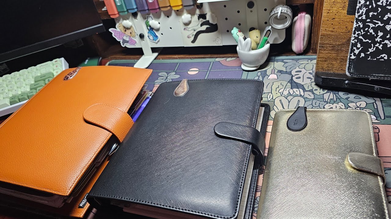 planner trio: passion planner, 2024 A5 rings, personal compact - YouTube