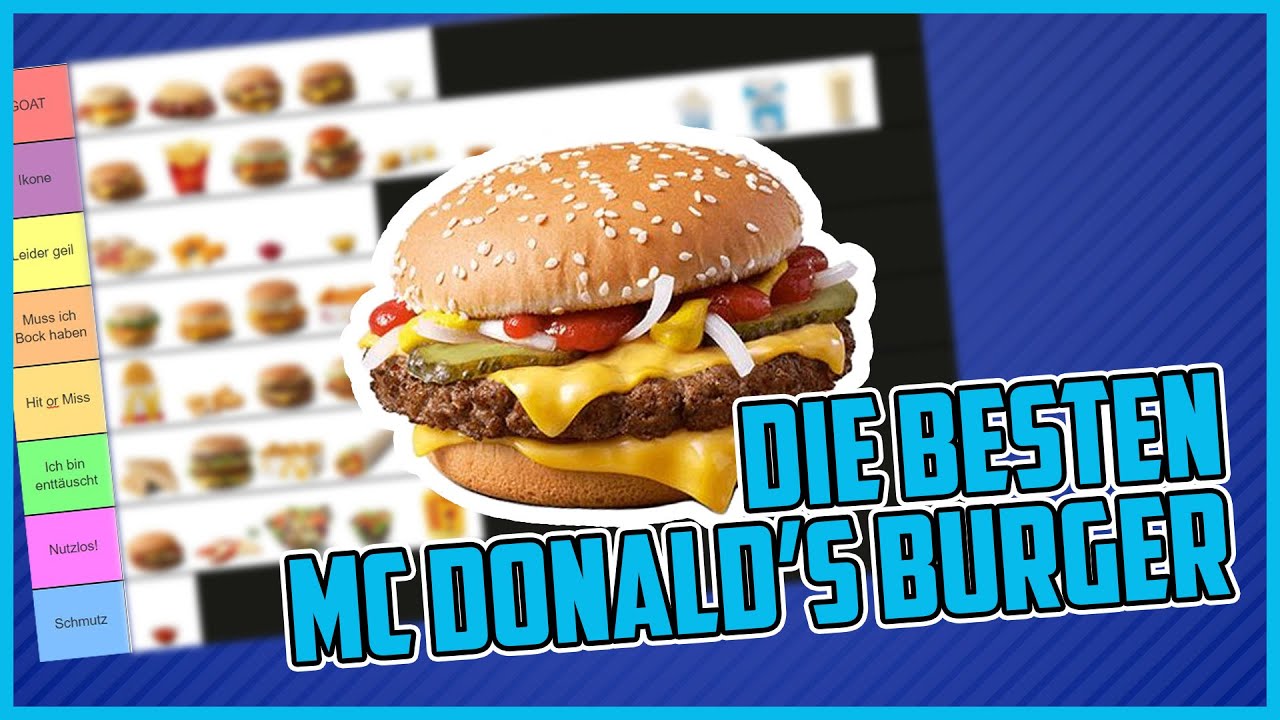 Ketchup ist Schmutz! (McDonald's Tier List) - YouTube
