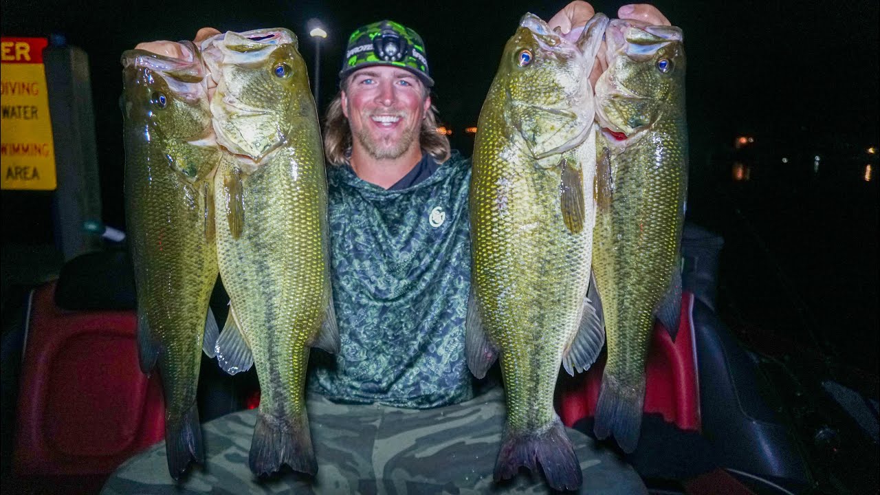Best time for NIGHT BASS FISHING - Lure Colors for Night Fishing - YouTube