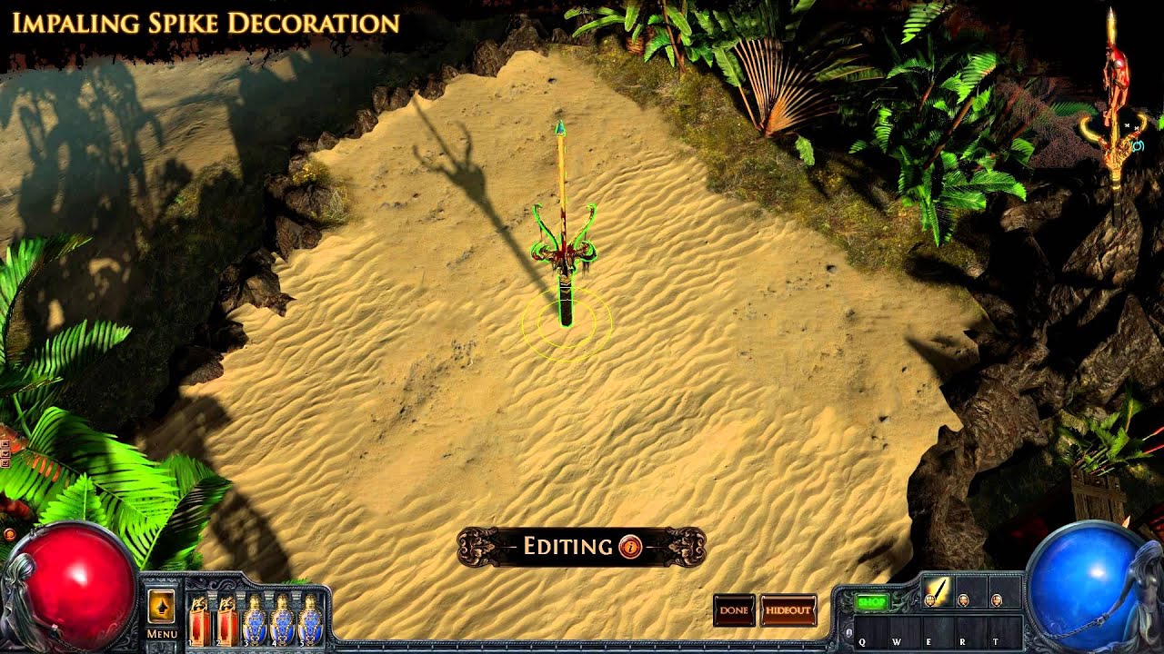 Path of Exile - Impaling Spike Hideout Decoration - YouTube