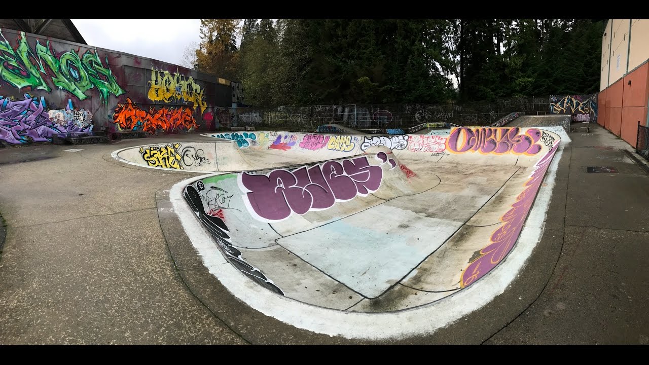 North Vancouver Parkgate Skatepark HD - YouTube
