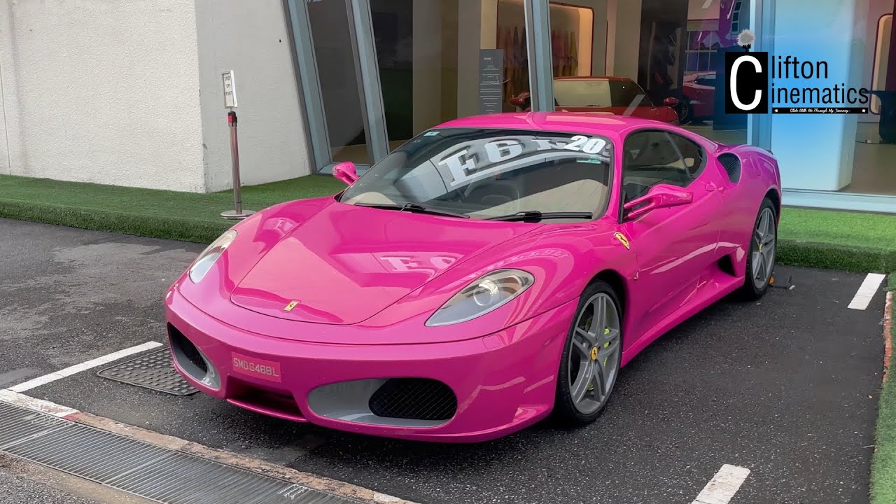 Aftermarket Pink Painted Ferrari F430 - YouTube