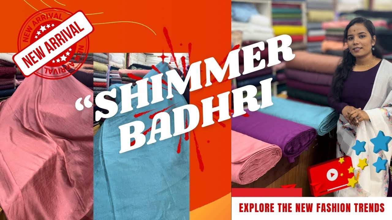 New Collection in Badhri Silk !!! Shimmer Badhri!!! - YouTube