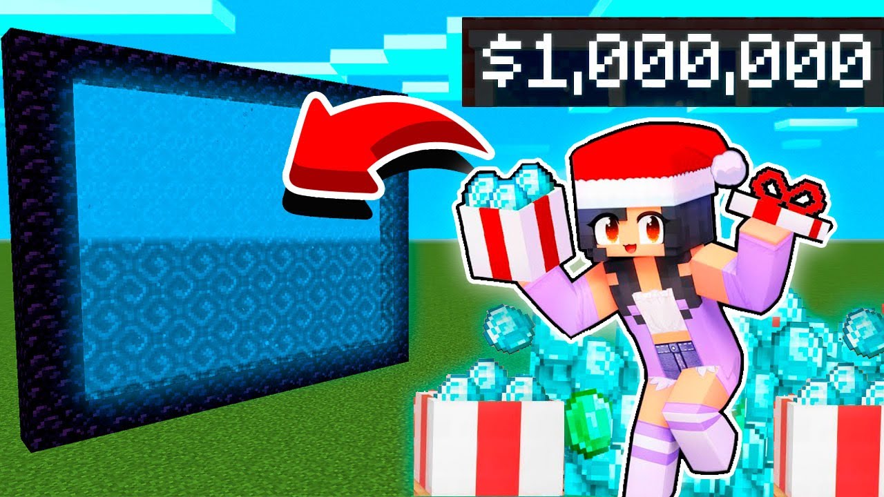How To Make A Portal To The Aphmau MILLIONAIRE Secret Santa Dimension ...