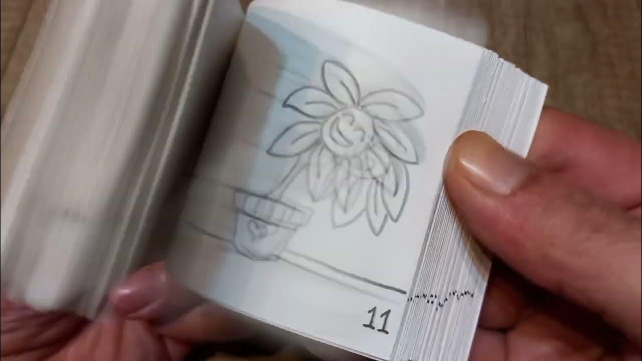 Baile de Flor - Folioscopio (FlipBook) - YouTube