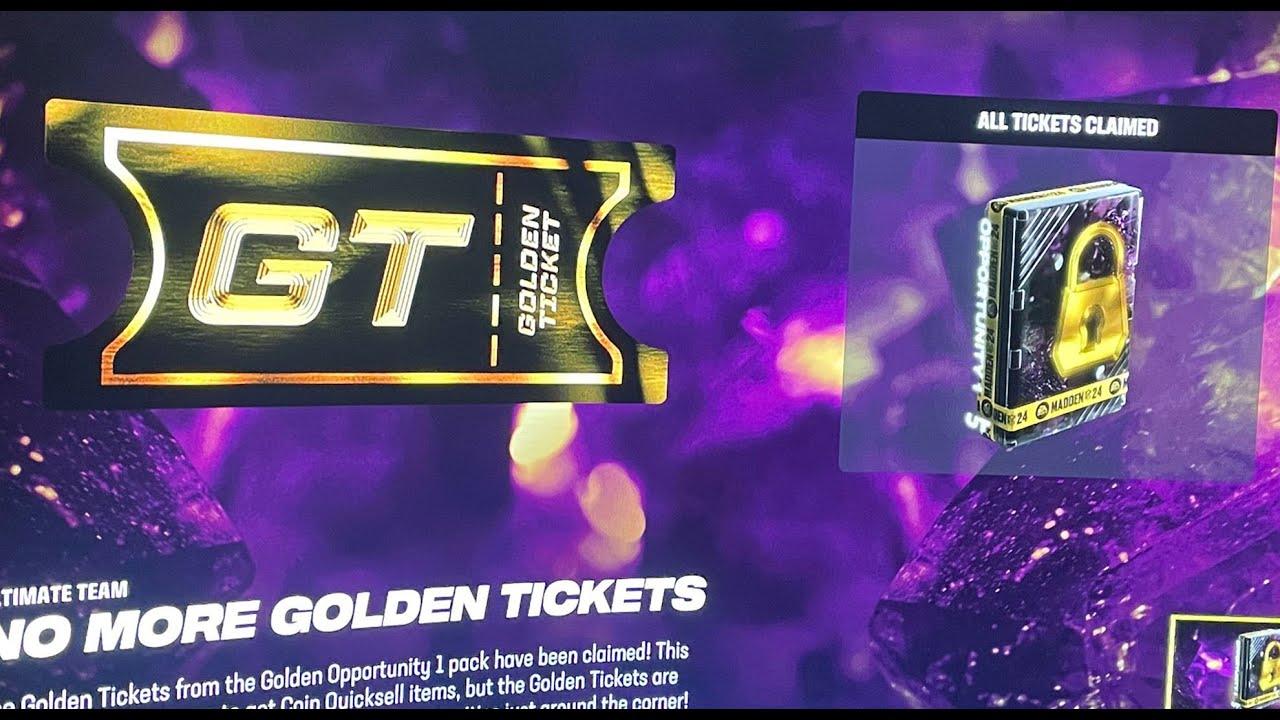 SO ALL THE GOLDEN TICKETS WERE PULLED WITHIN 35 MINUTES OF THEM BEING ...