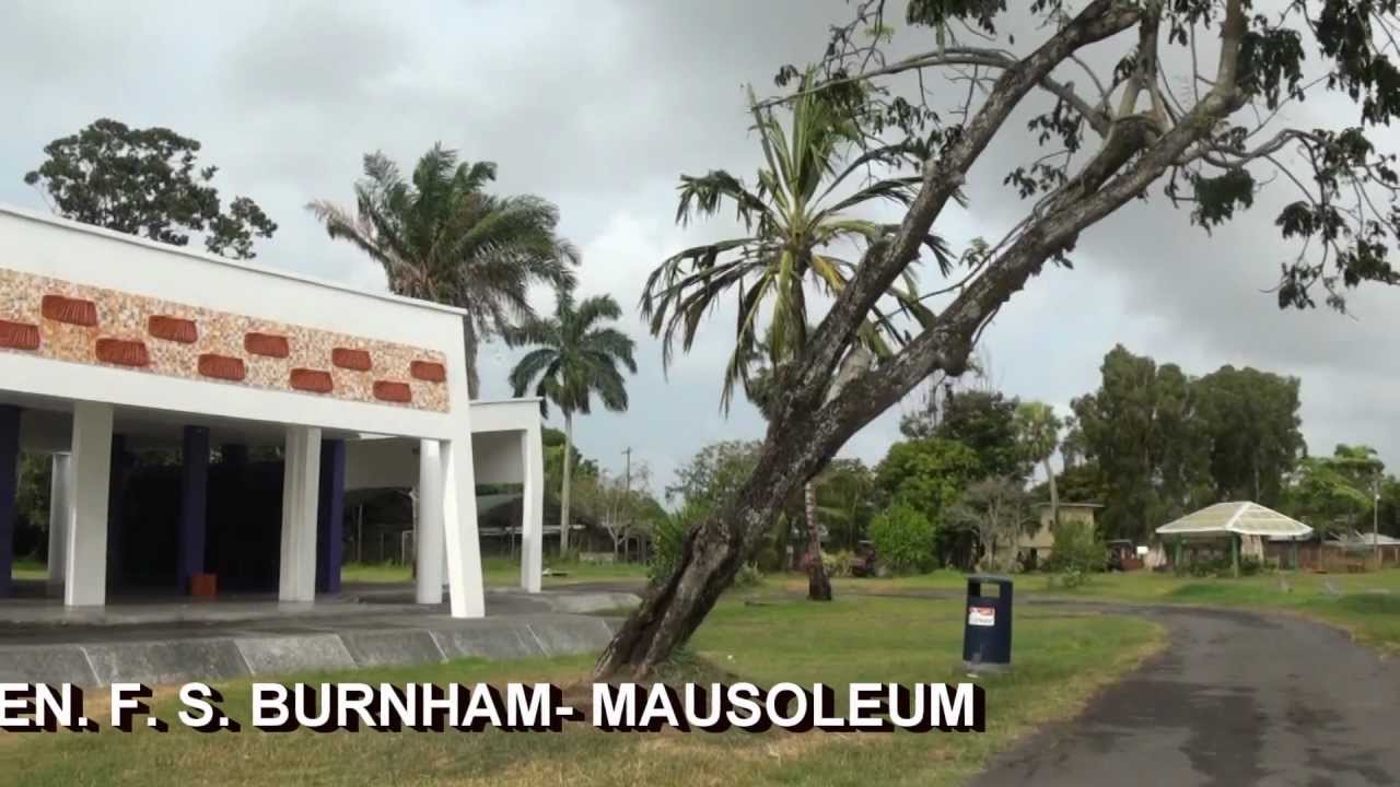 L.F.S.BURNHAM-Mausoleum Botanical Gardens-Georgetown-Guyana-Berbice ...