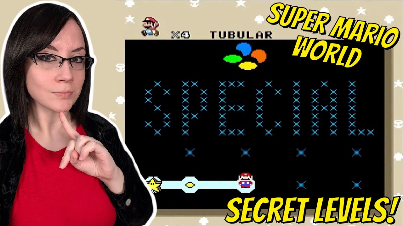 Super Mario World - Star Road and Secret Levels - YouTube