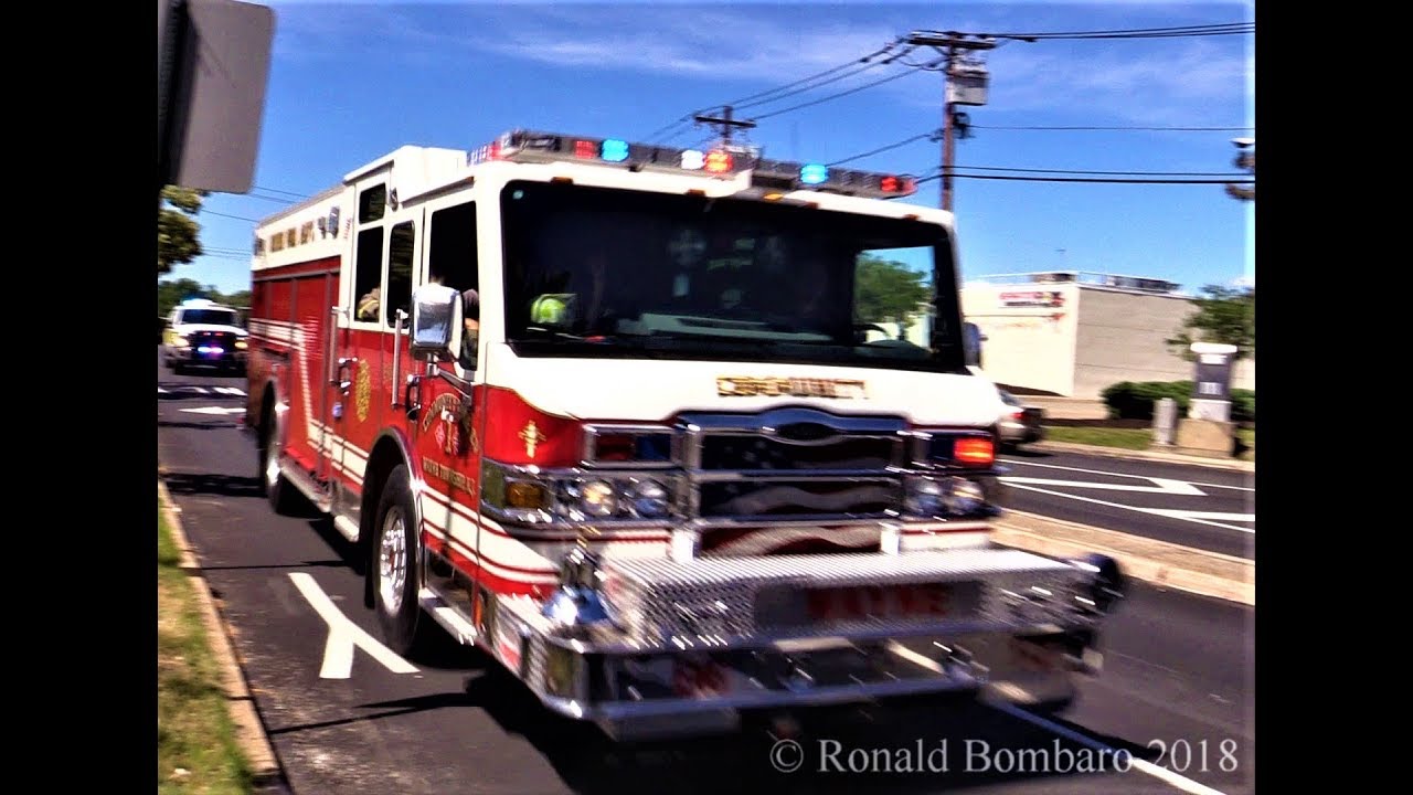 Wayne NJ Fire Dept Company 1 and 2 Responding on North Leg June 25th ...