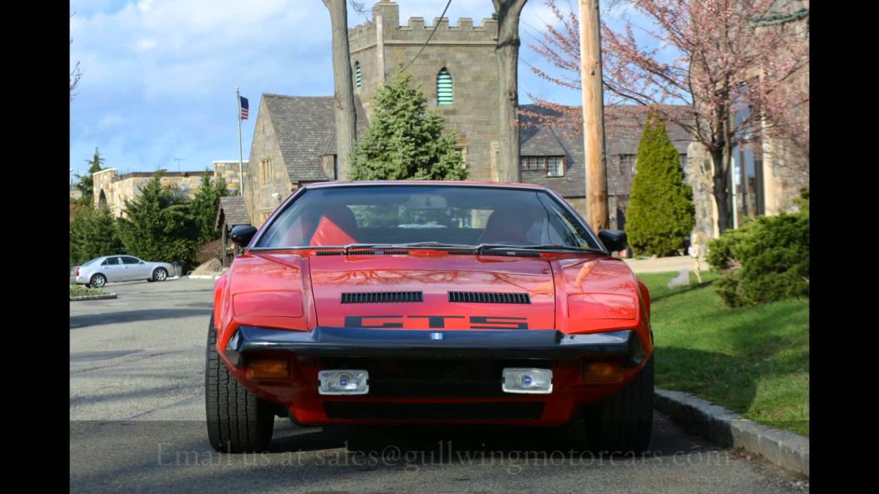 1973 DeTomaso Pantera @ $47,500 I Gullwing Motor Cars - YouTube