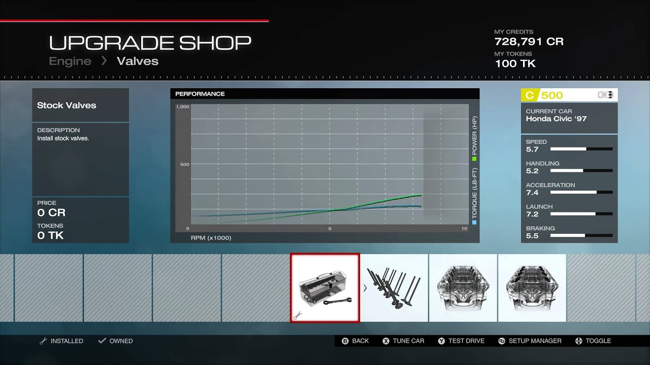 Forza 5 - Parts and Tune 'revisit' - 1997 Honda Civic Type R FWD C ...