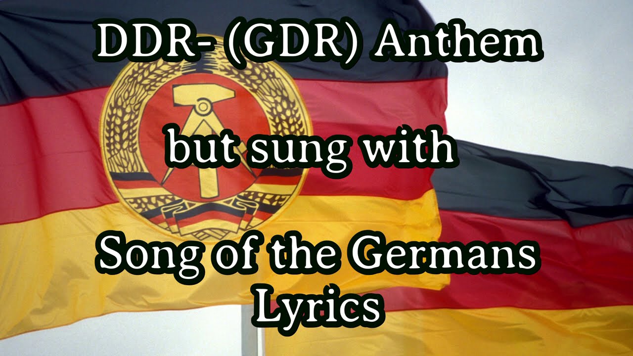 Sing with Karl - DDR- (GDR) Anthem but sung with "The Song of the ...