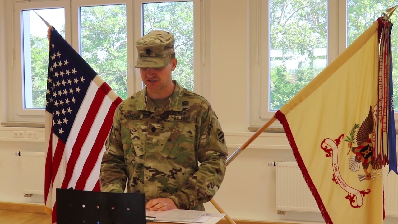 Charlie Company 603rd ASB COC 5 JUNE 2020 - YouTube