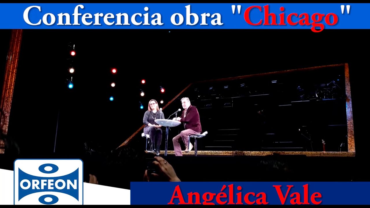 Conferencia de prensa Angélica Vale en la obra "Chicago" - YouTube
