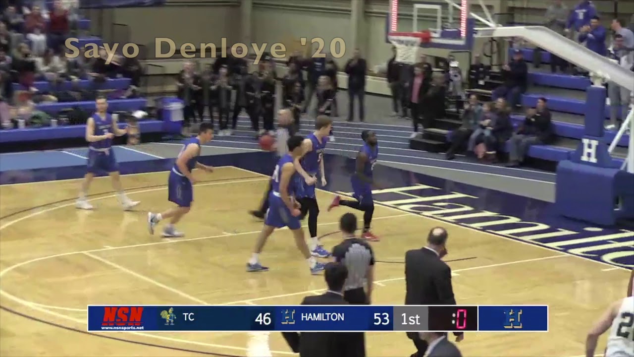 Game Highlights: Men's Basketball vs. Trinity - YouTube