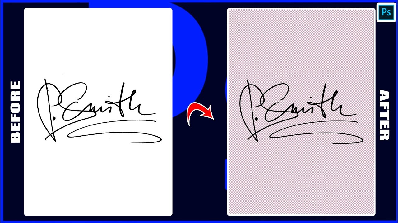 How To Remove Signature Background, Transparent Signatur, Make Png ...