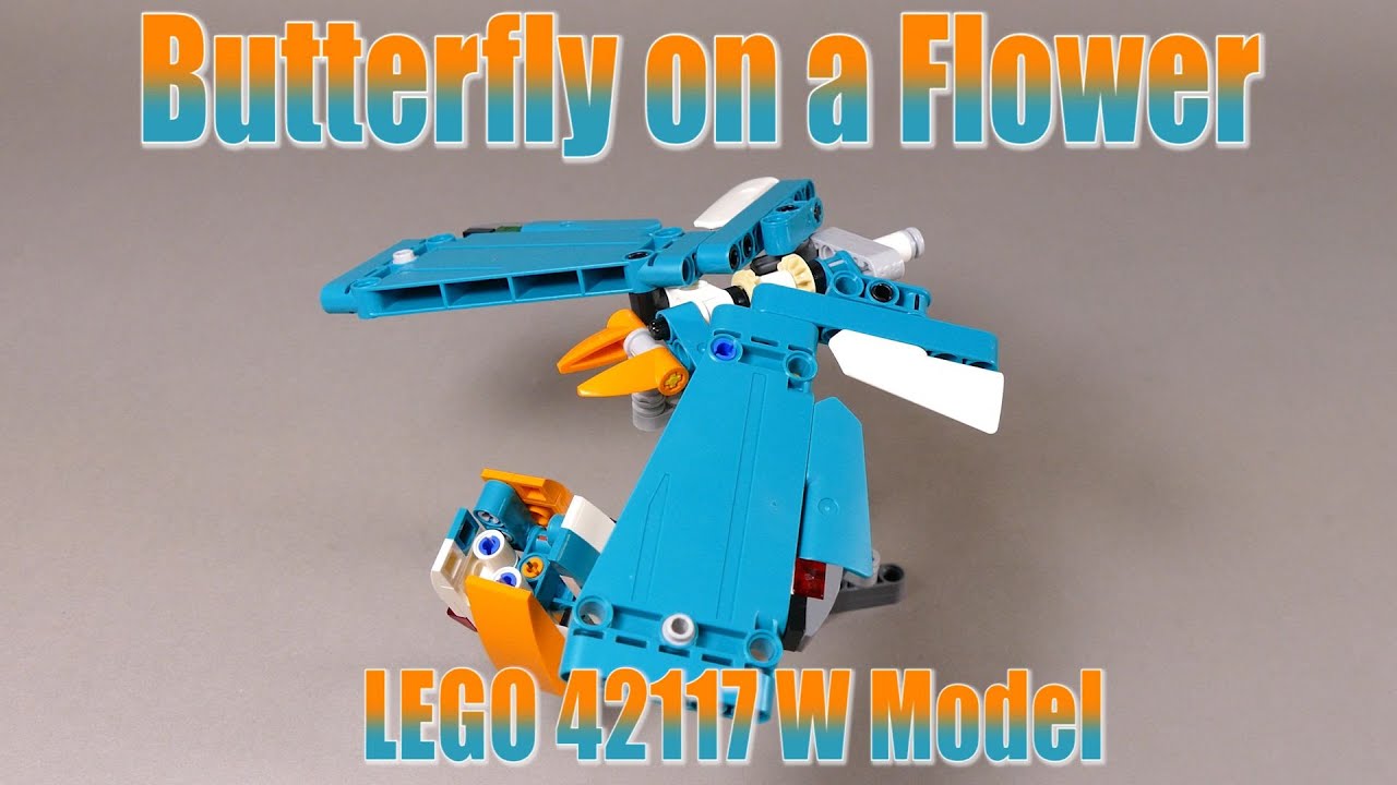 Butterfly with Flower - LEGO Technic 42117 W Model with free ...