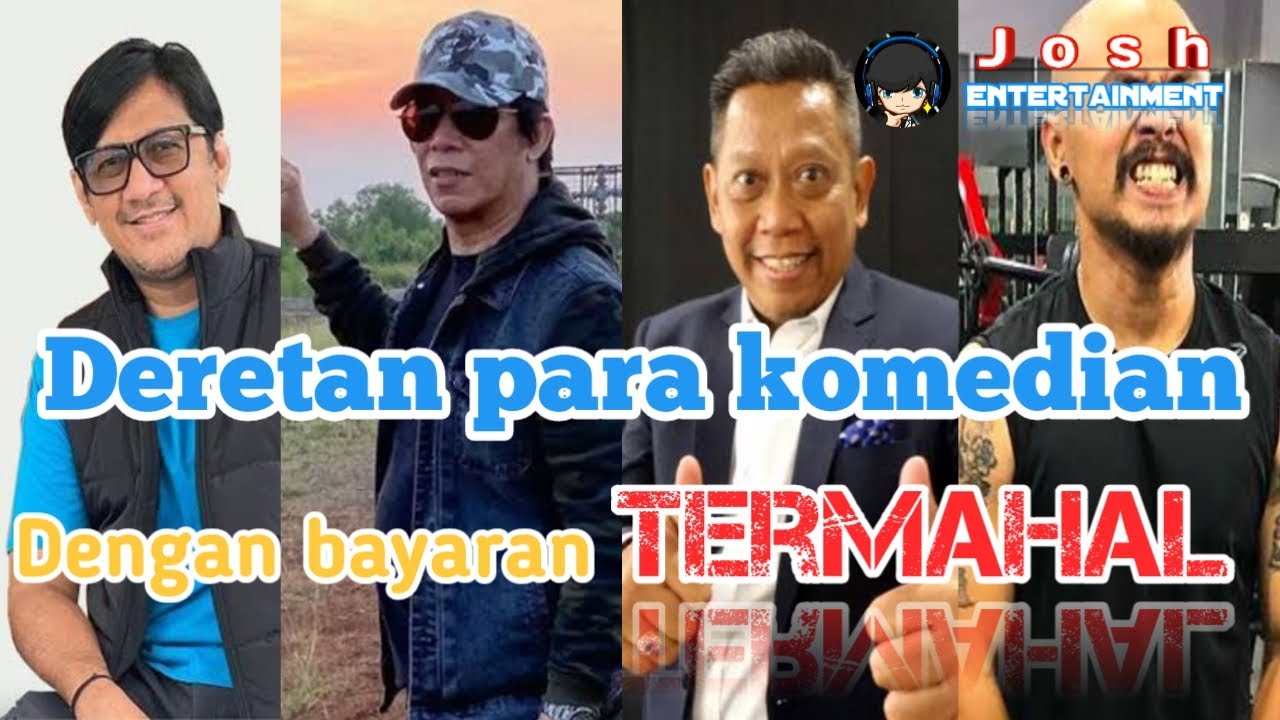 Pelawak komedian termahal di Indonesia - YouTube