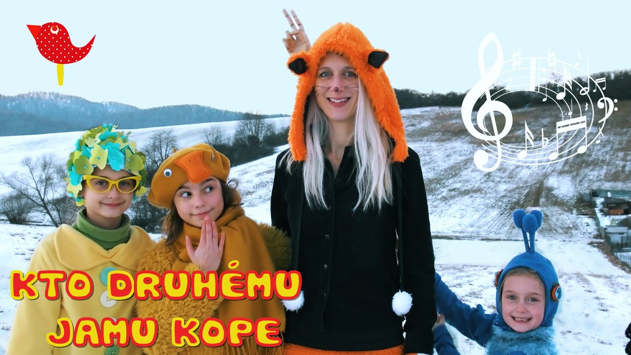 Kto druhému jamu kope - Pesničky Líšky a Vlka - YouTube