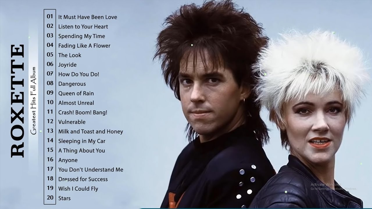 Roxette Greatest Hits Full Album🎸Best Songs of Roxette 🎸Roxette ...
