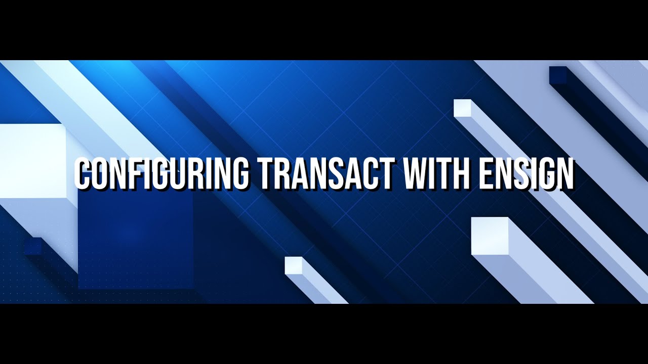HOW TO: Configure TransAct Futures with Ensign - YouTube