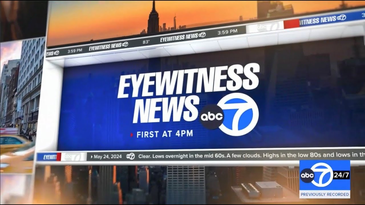 WABC Channel 7 Eyewitness News First At 4PM open - May 24, 2024 - YouTube