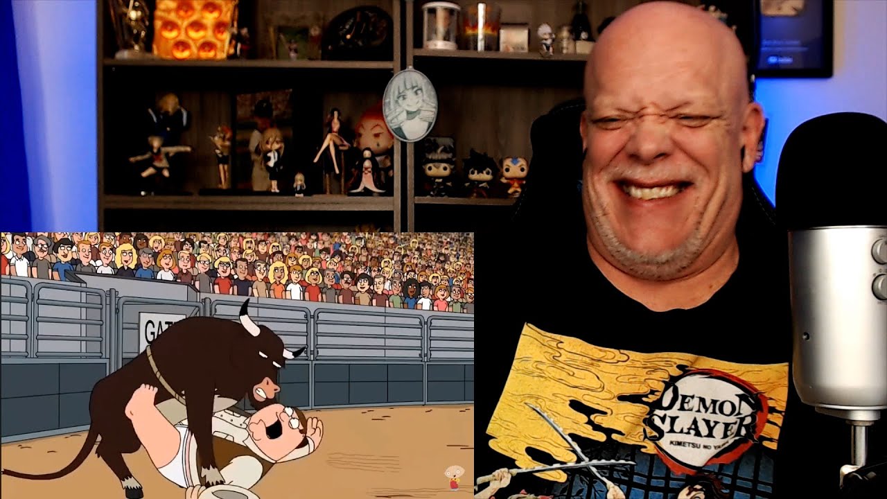 FAMILY GUY TRY NOT TO LAUGH REACTION | Sometimes The Bull Wins 🤣🤣 - YouTube