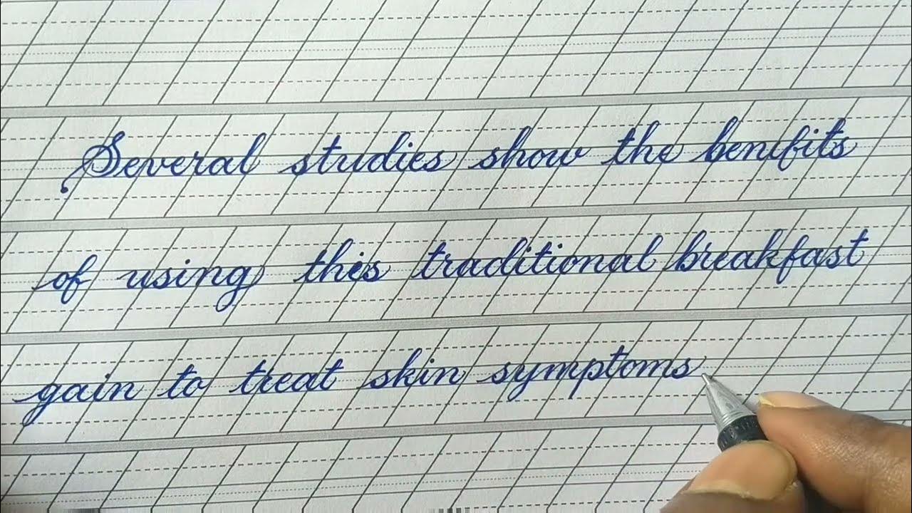 cursive handwriting | improve handwriting in these grid lined ...