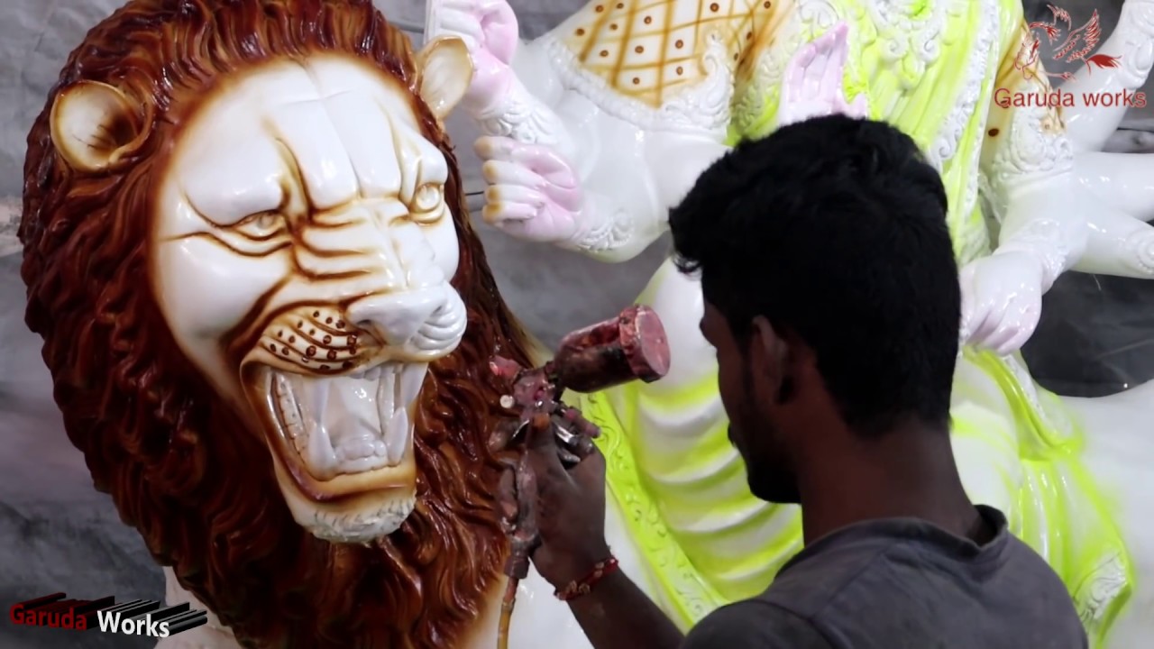 durga idol making process | making of durga murti | making of durga ...