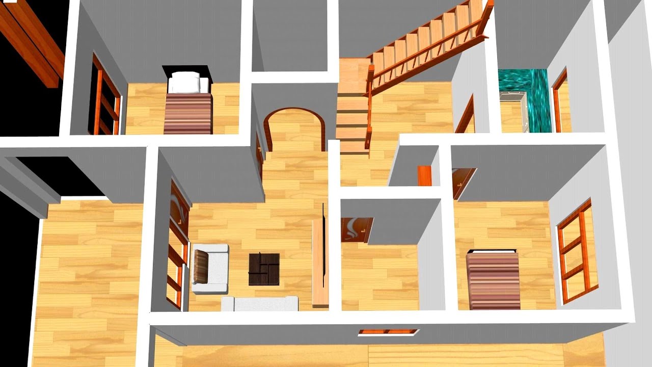 24 x 45 Small House design Plan-24x45 Ghar Ka Naksha-1080ft house plan ...