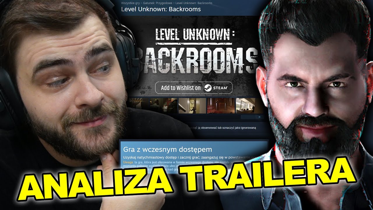 Gra Wojtka Goli - Level Unknown: Backrooms | @bonkol reaguje - YouTube